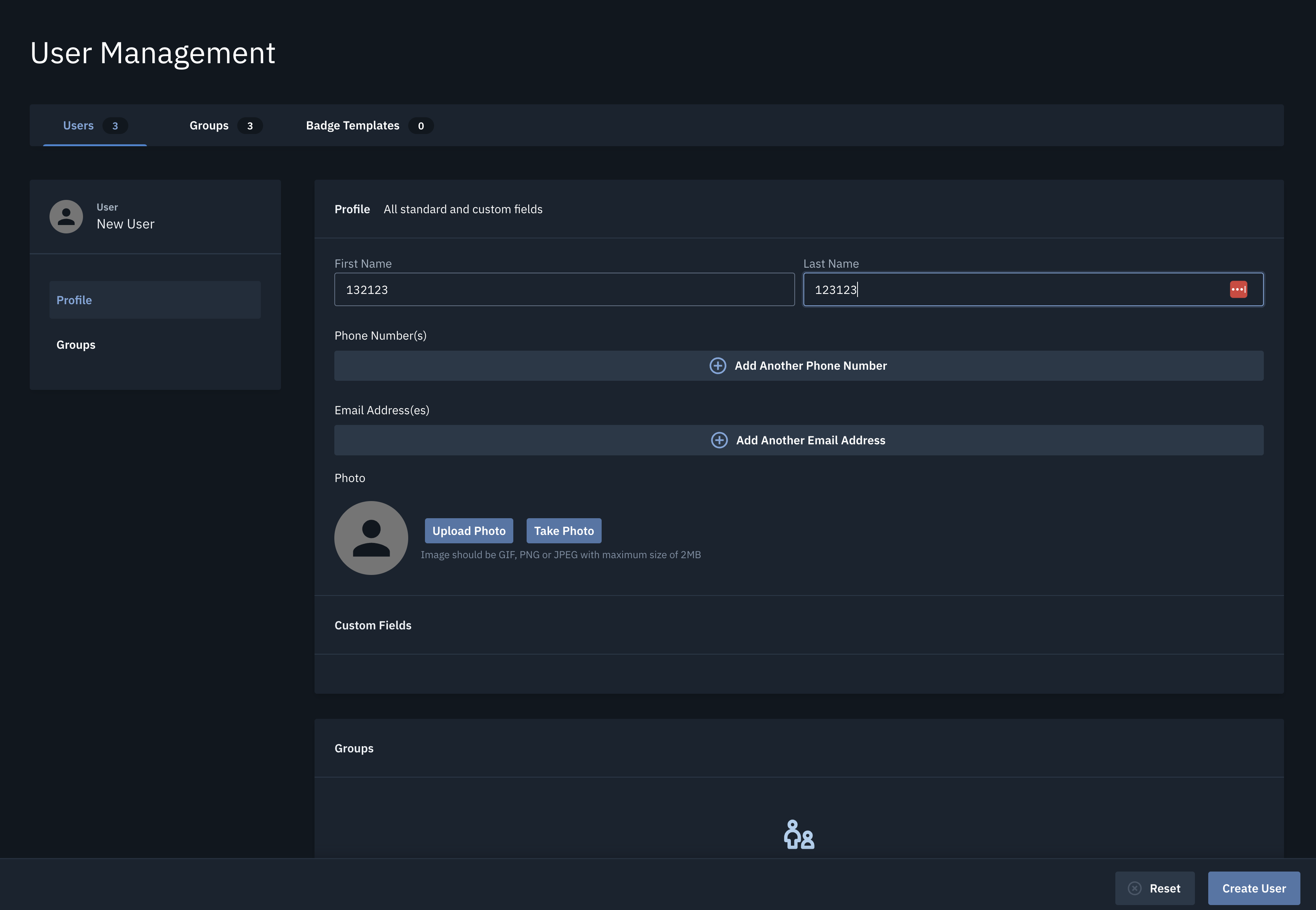 Creating A New user in Brivo Access – RED1